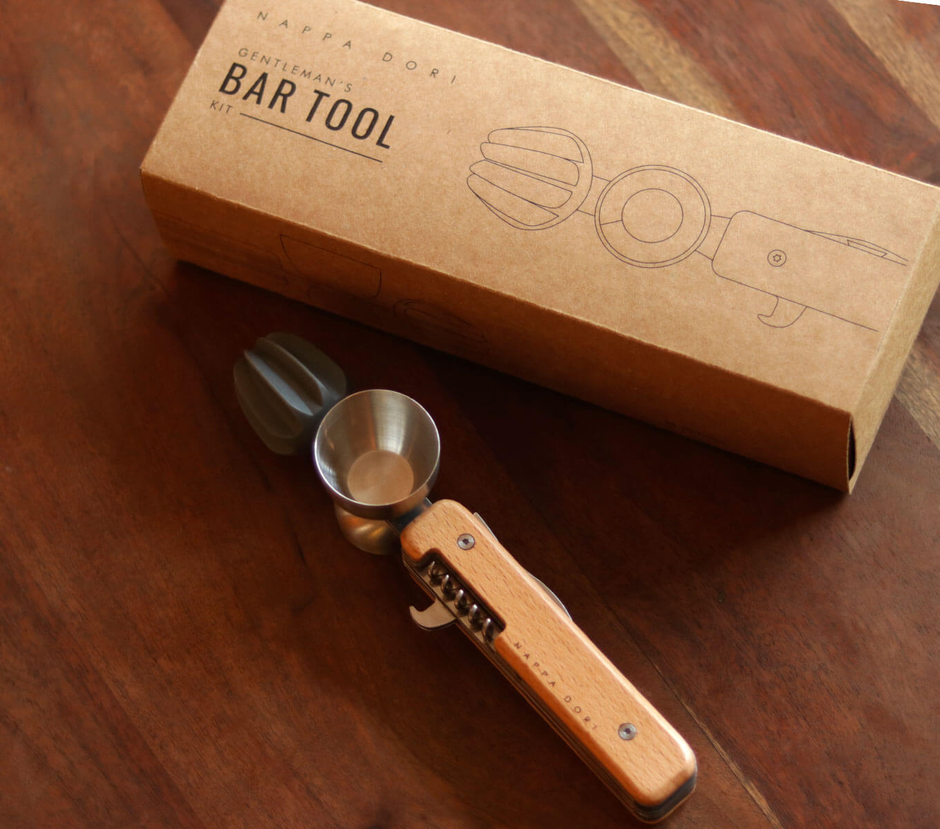 Leather Bar Tool Kit | Foldable Cocktail Set for Home Bar – NAPPA DORI