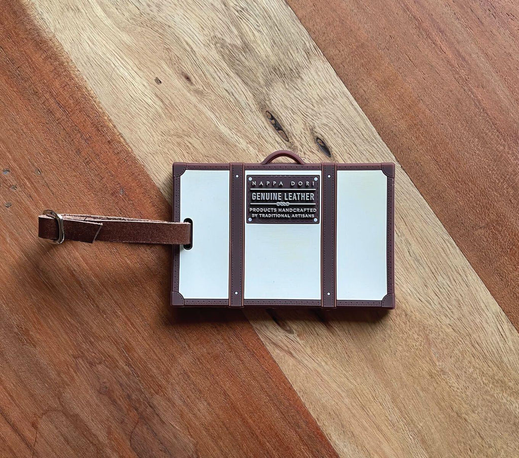 Buy Steamer Leather Luggage Tag Online UK – NAPPA DORI